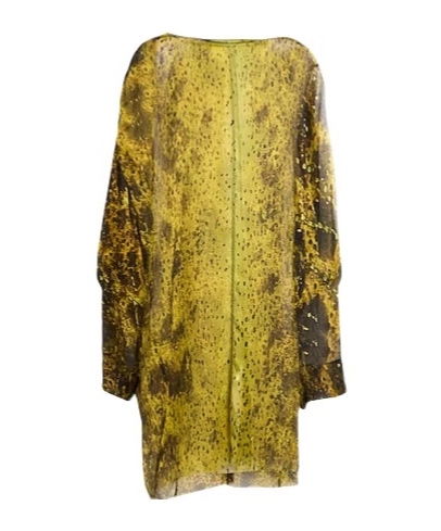 Rick Owens Chiffon Long Sleeve Top