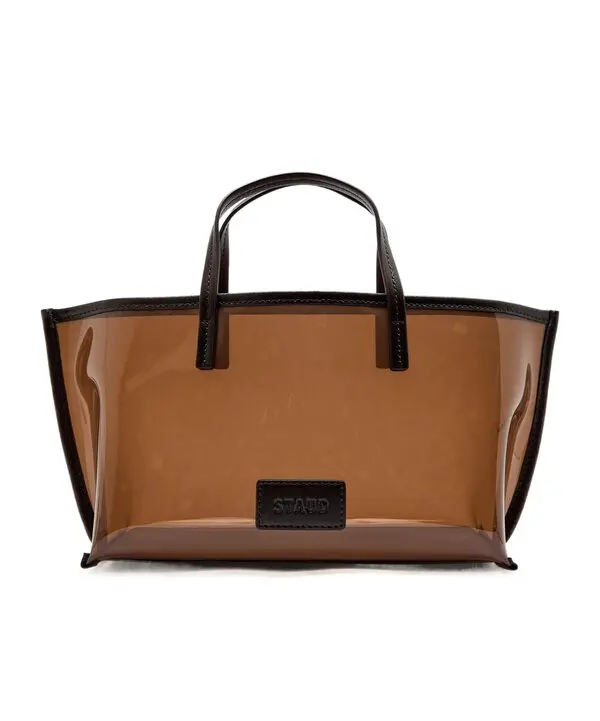 Staud Mini Leather And Pvc Tote