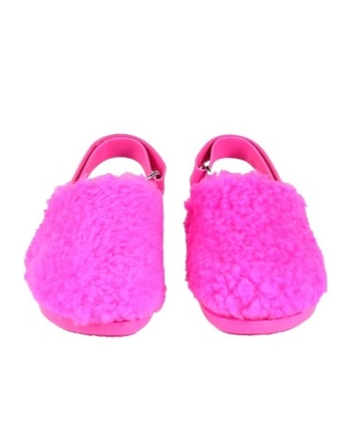 Marni Wool Shearling Mule - Pink