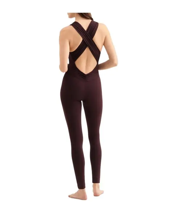 ERES Hope Ribbed Knit Jumpsuit - Red