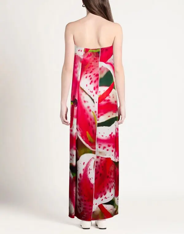 Tory Burch Printed Strapless Maxi Dress