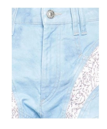 Isabel Marant Étoile Stylish Versatile Light Wash Denim Shorts