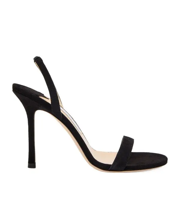 JIMMY CHOO Suede Slingback Sandals