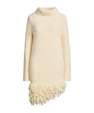 Isabel Marant Étoile Solid High Neck Long Sleeve Knit Dress