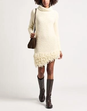 Isabel Marant Étoile Solid High Neck Long Sleeve Knit Dress