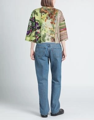 Sportmax Colorful Stripe Short-sleeve T-shirt