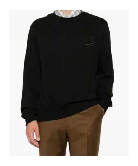 Etro Embroidered Crew Neck Sweatshirt