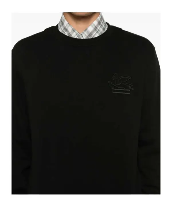 Etro Embroidered Crew Neck Sweatshirt