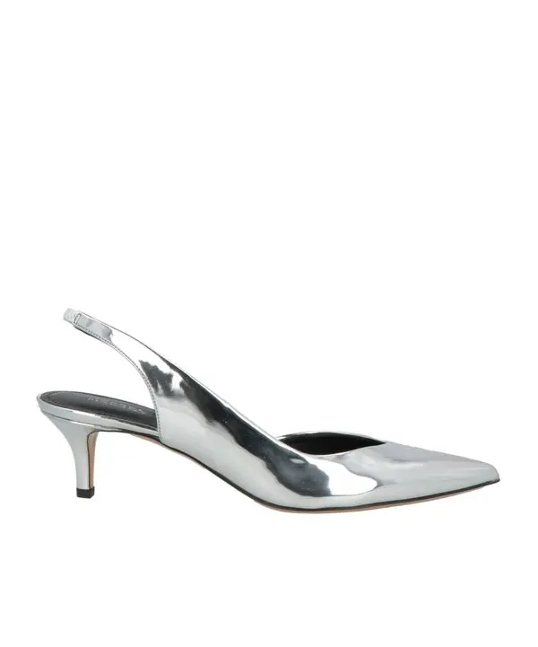 Isabel Marant Étoile Metallic Patent Leather Slingback Stiletto Heels