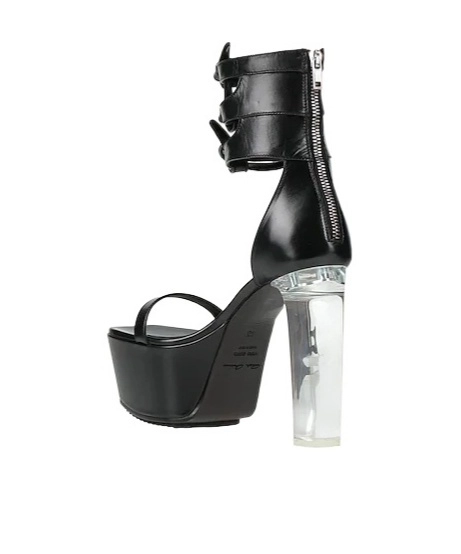 Rick Owens Simple Leather Sandals