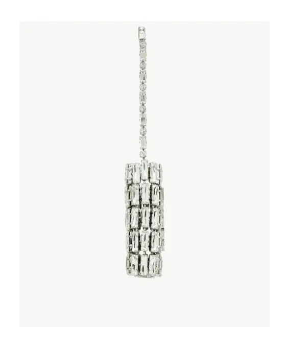 Saint Laurent Mini Evening Bag In Crystals