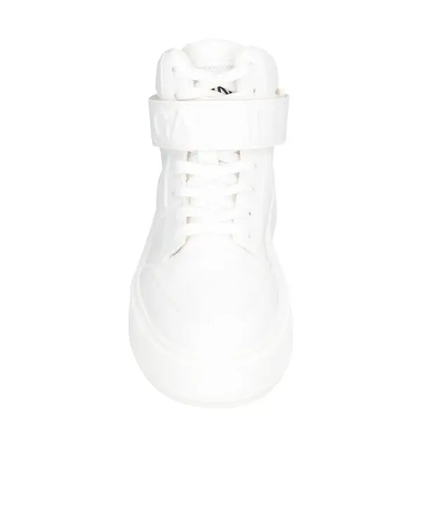 GANNI Color-blocked High-top Sneakers