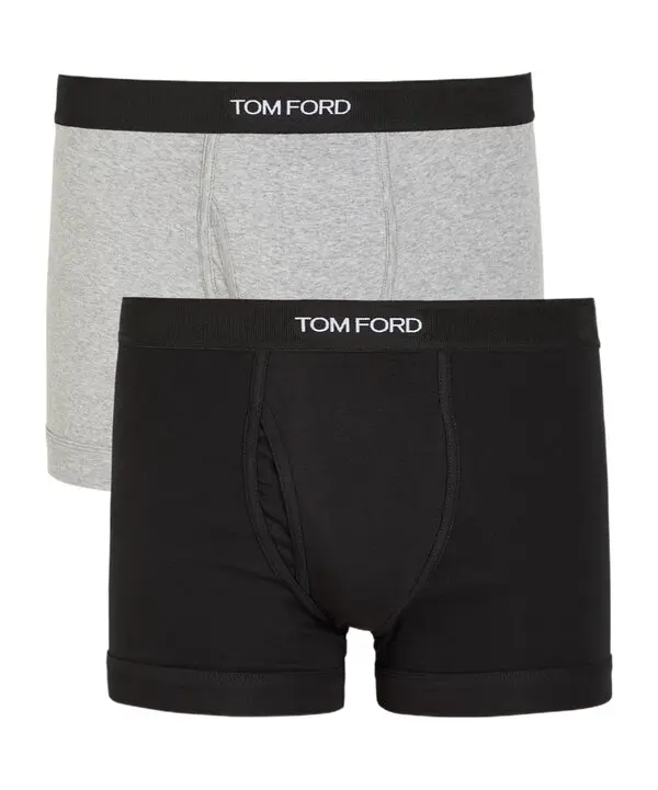 TOM FORD Logo Stretch-cotton Boxer Briefs