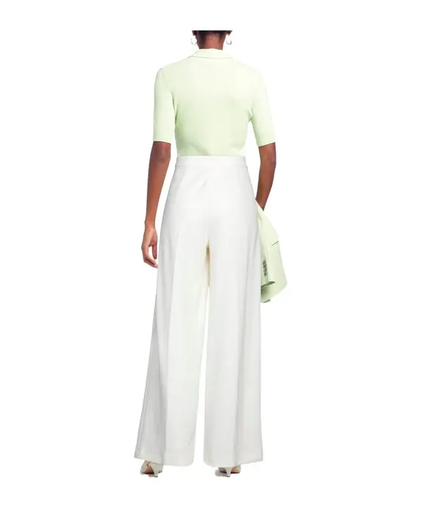 Max Mara Minimalist Solid Color Wool