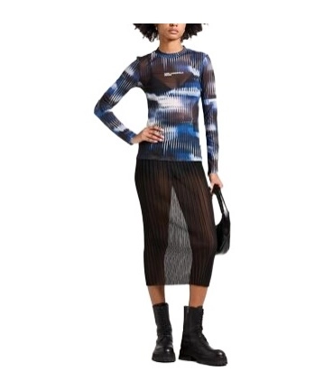 Sportmax Solid-color Knitted Midi Skirt