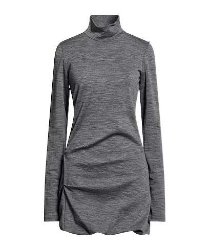 Sportmax Jersey Turtleneck Long Sleeve Dress