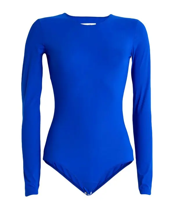 MAISON MARGIELA Solid Color Fashion Stretch Top