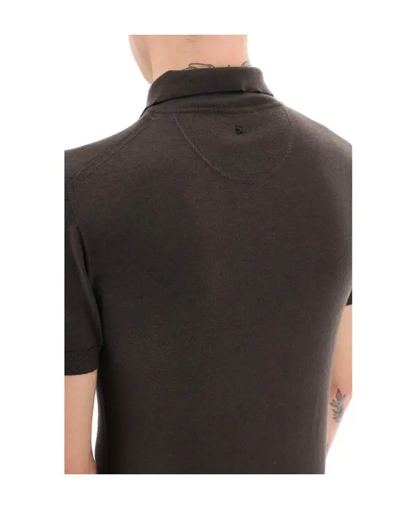 Valentino Garavani Button Detailed Short-sleeved Polo Shirt