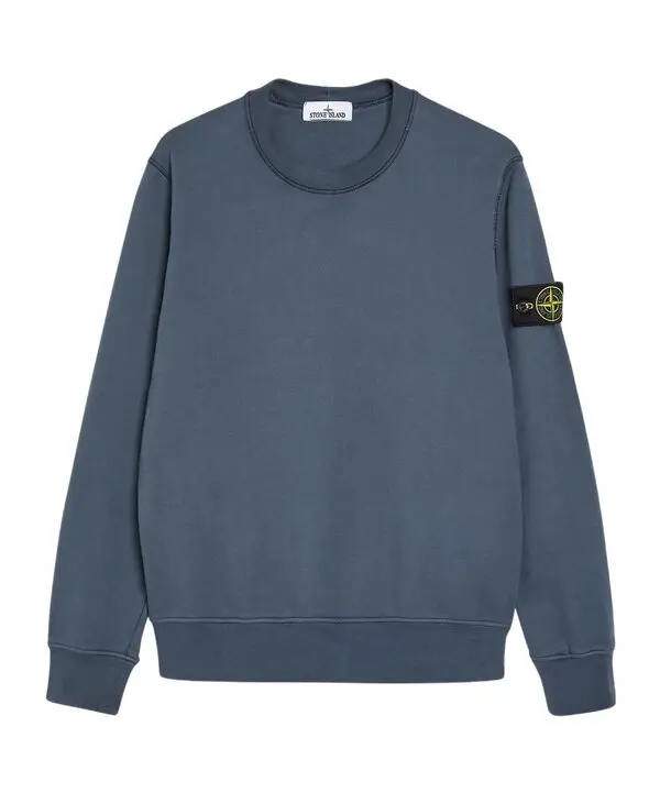 Stone Island Logo Cotton Sweatshirt