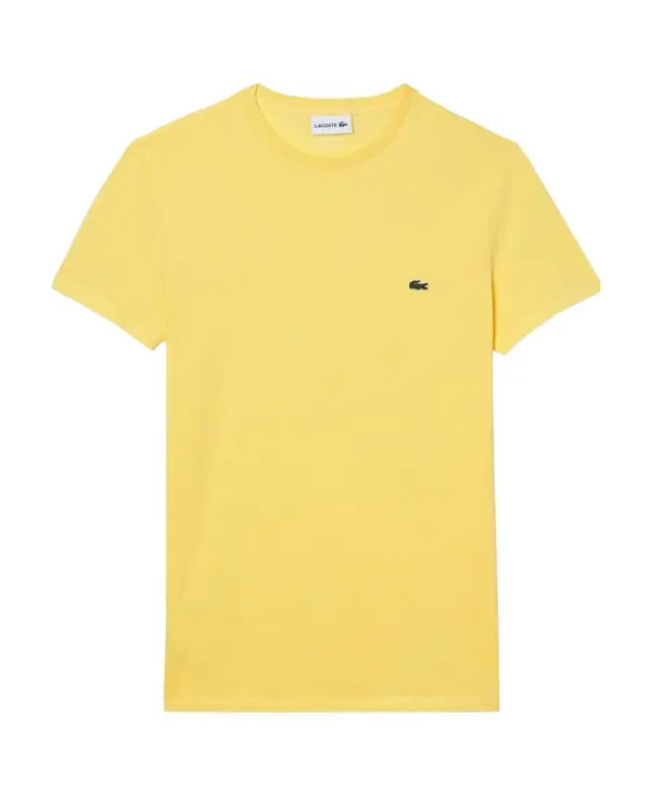 Lacoste Regular-fit Crewneck T-shirt - Yellow