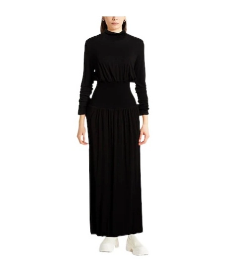 Sportmax Bodycon Long Sleeve Turtleneck Dress