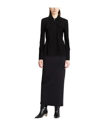 Sportmax Solid-color Long-sleeved Shirt