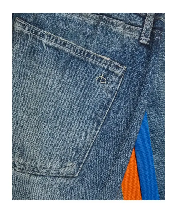 Rag & Bone Striped Denim-print Cotton Track Pants
