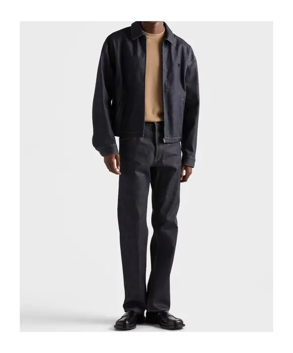 Prada Regular Raw Denim Jeans