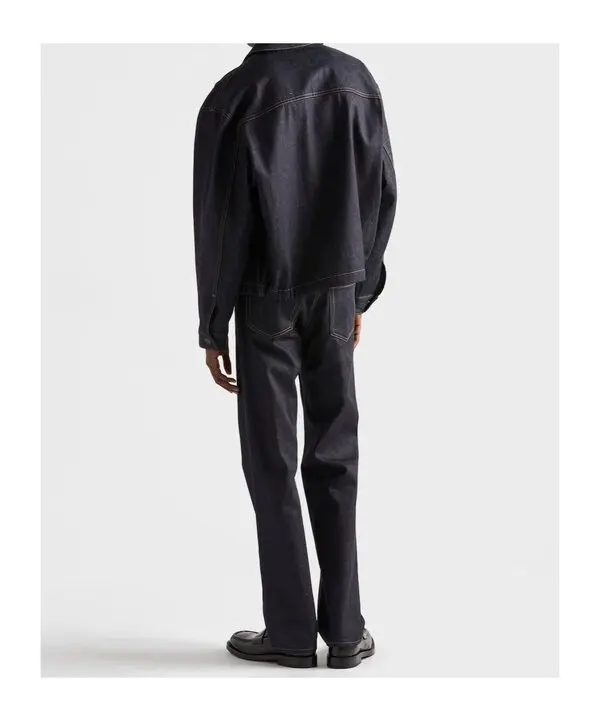 Prada Regular Raw Denim Jeans