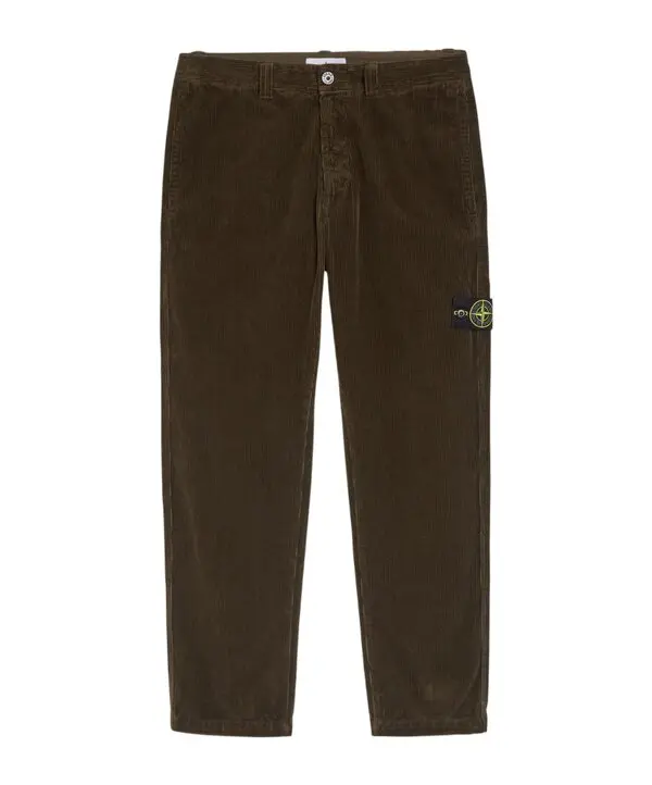 Stone Island Straight-leg Corduroy Trousers