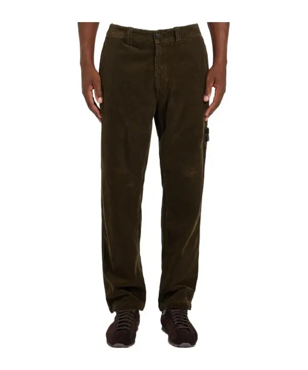 Stone Island Straight-leg Corduroy Trousers
