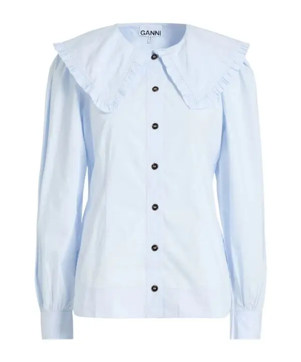 GANNI Simple Long-sleeved Shirt