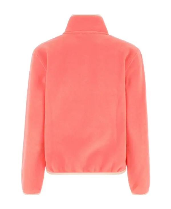 SPORTY  RICH Sporty & Rich Logo Embroidered Fleece Sweatshirt