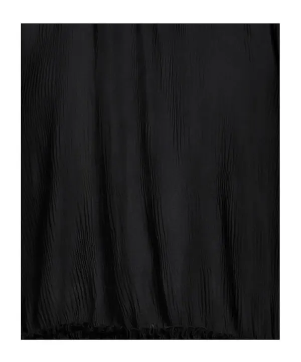 GANNI Solid-color Chiffon Top