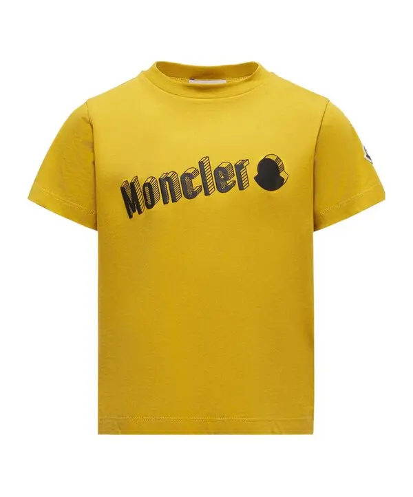 Moncler Printed Motif Cotton T-shirt