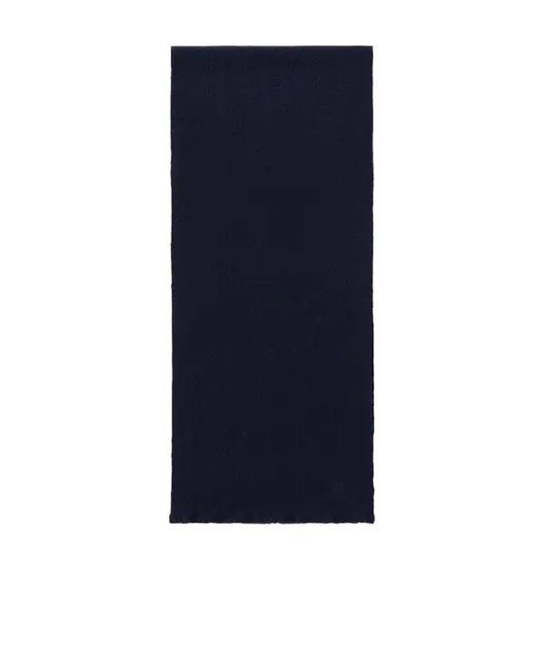 Loro Piana Logo Scarf - Black