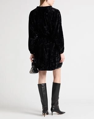Isabel Marant Étoile Solid Color Elegant Velvet Dress