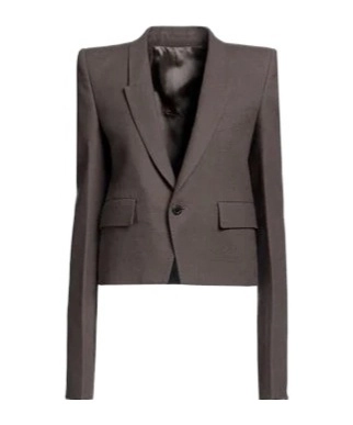 Rick Owens Simple And Tailored Suit - Black