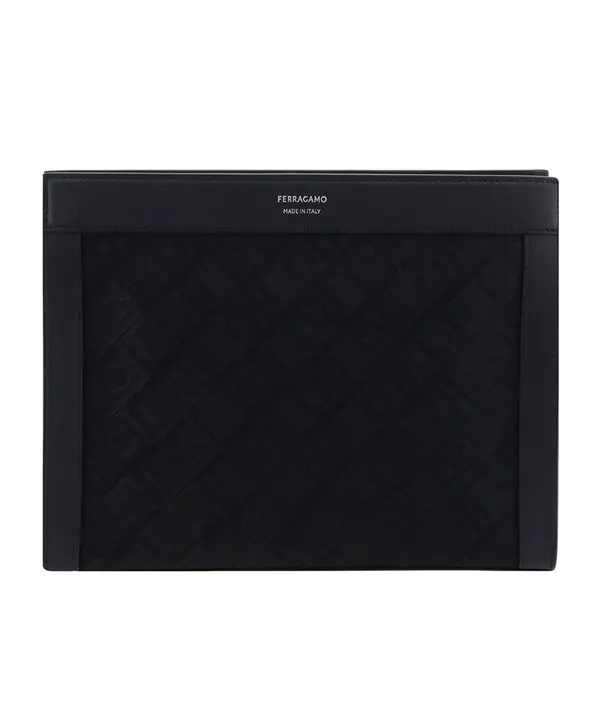 FERRAGAMO Jacquard Logo Pouch