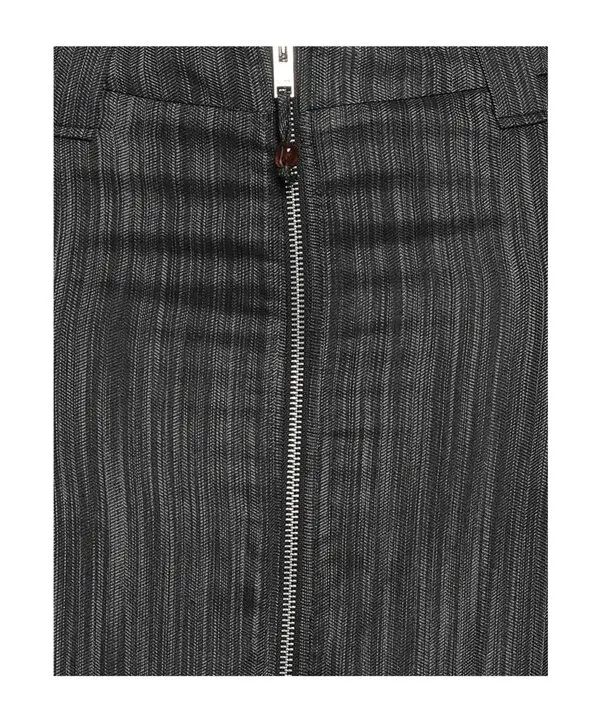GANNI High-waist A-line Midi Skirt