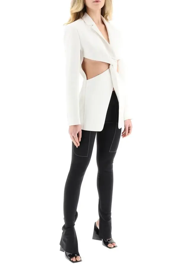 Coperni Paneled High-rise Leggings