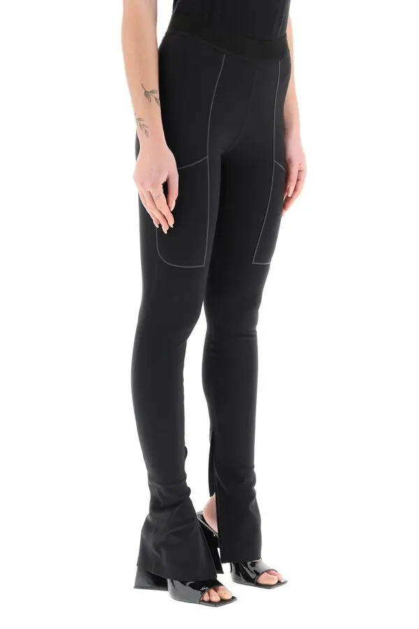 Coperni Paneled High-rise Leggings