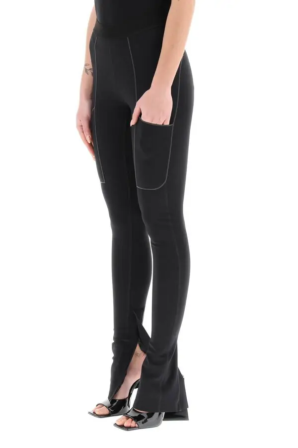 Coperni Paneled High-rise Leggings