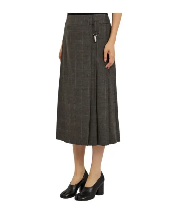 Simone Rocha Stretch-wool Midi Wrap Skirt