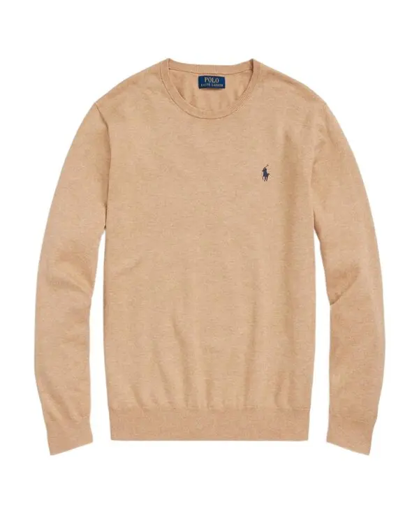Polo Ralph Lauren Logo-embroidered Crewneck Sweater - Nude