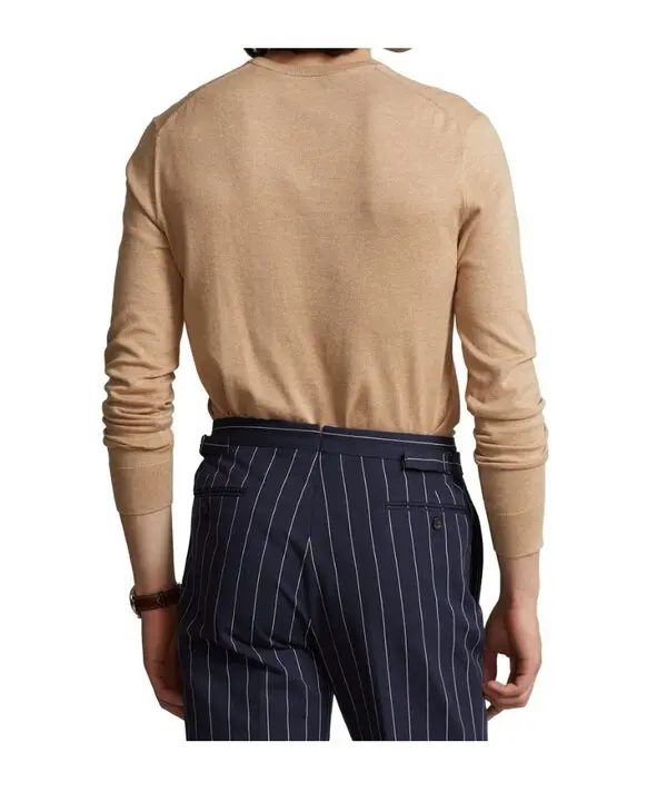 Polo Ralph Lauren Logo-embroidered Crewneck Sweater - Nude