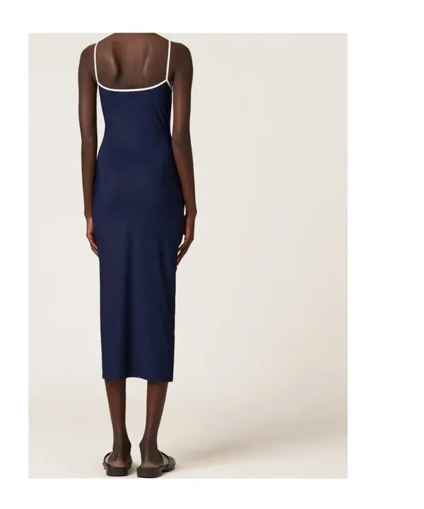 Miu Miu Spaghetti Strap Midi Dress