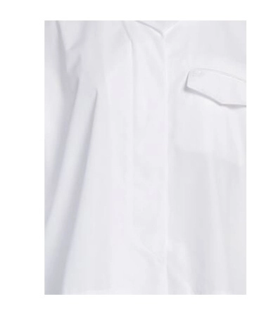 Sportmax Fashion Solid Color Three-quarter Sleeve Blouse