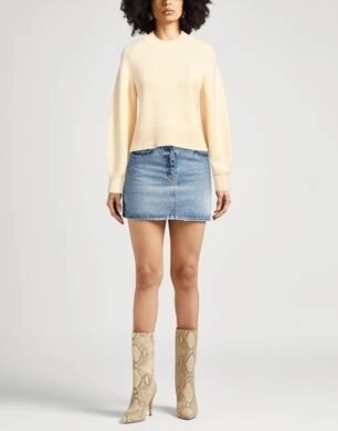 Isabel Marant Étoile Minimalist Solid Color Wool Knit Sweater