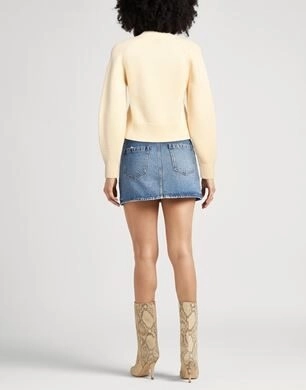 Isabel Marant Étoile Minimalist Solid Color Wool Knit Sweater